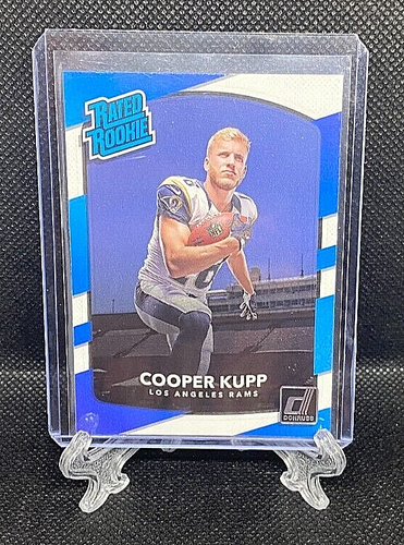 2017 LA RAMS COOPER KUPP PANINI DONRUSS RATED ROOKIE PRESS PROOF ROOKIE ...