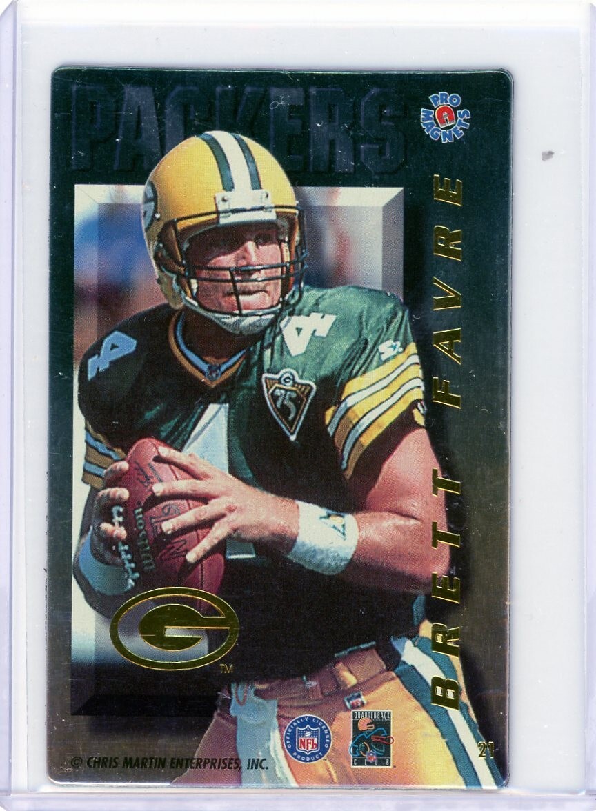 1996 Pro Magnets Brett Favre #21 RARE Packers HOF | eBay