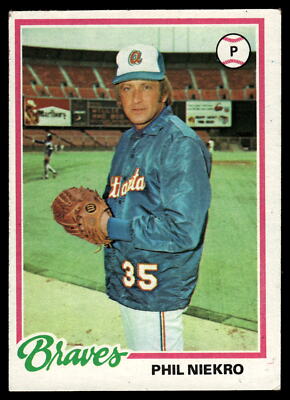1978 Topps Phil Niekro #10 Atlanta Braves Baseball Card | eBay