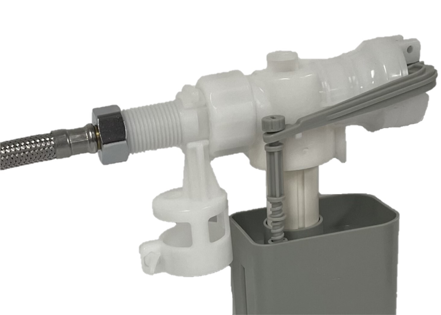 Delta Side Mount Fill Valve with Braided Water Line & Bracket | eBay