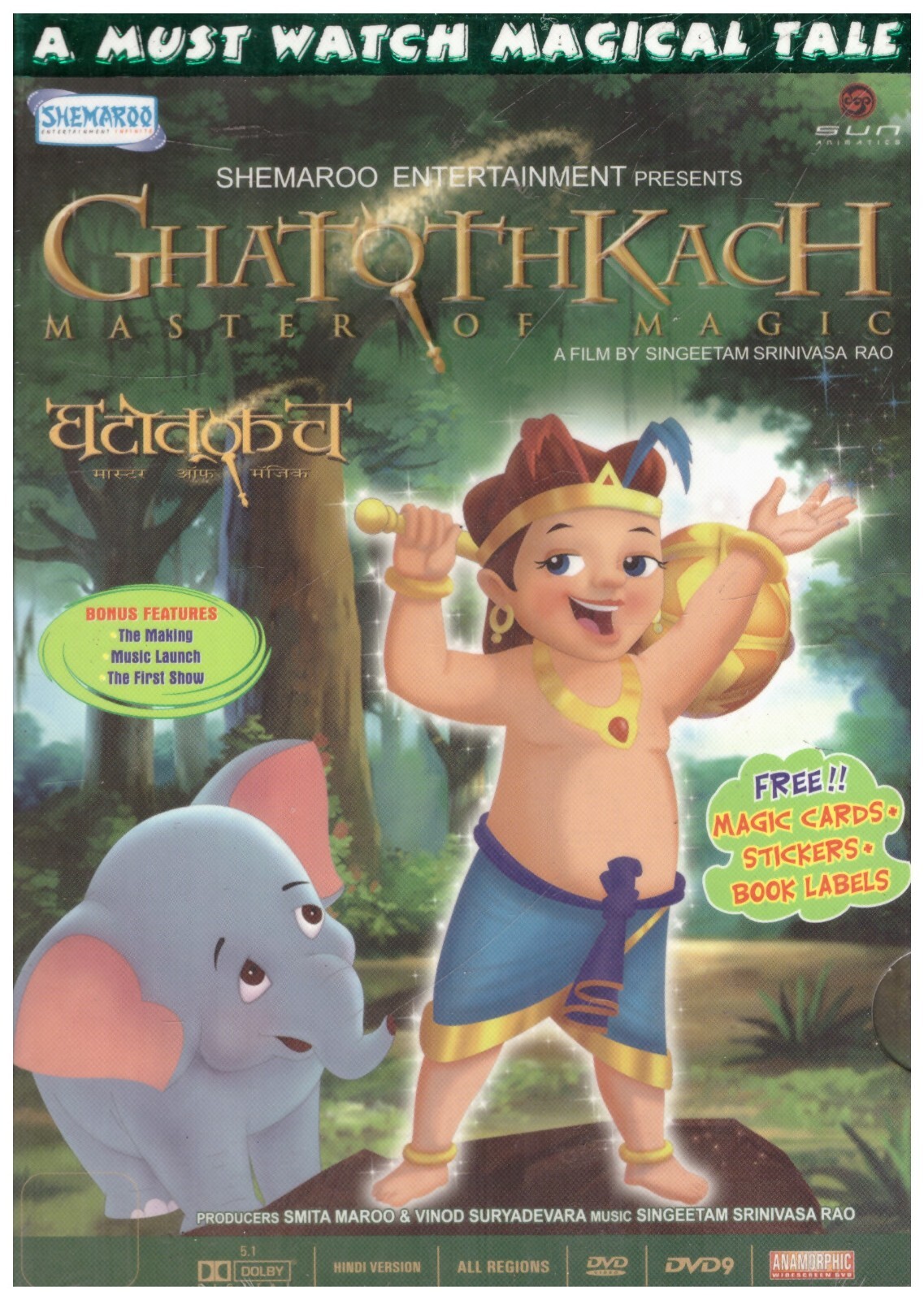 Ghatothkach - Master Of Magic [Animated Dvd] In Hindi with French ...