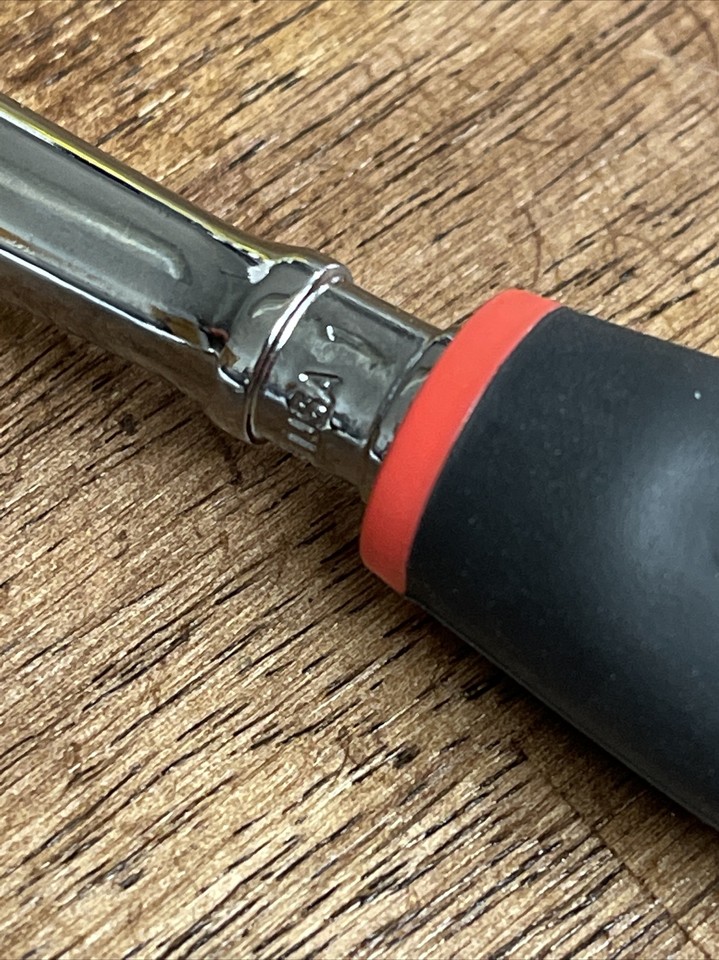 *NEW* Snap On TH72MP 1/4" Multi-Position Ratchet RED Soft Grip FREE ...