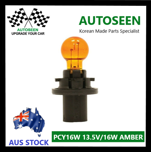 PCY16W 13.5V 16W PU20d/2 FOG LIGHT STANDARD AMBER BULBS LAMPS X 2PCS ...