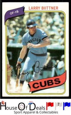 1980 Topps #639 Larry Biittner Chicago Cubs Baseball Card | eBay