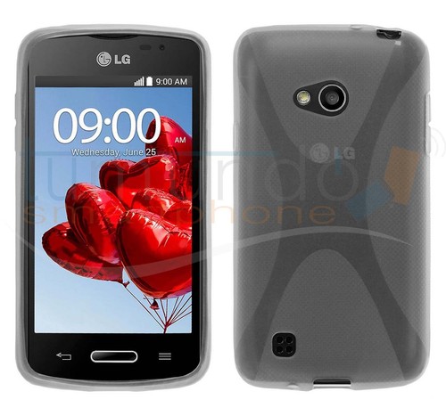 Coque Gel TPU X-Line Transparent + Protection Ecran pour LG L50 D213 ...