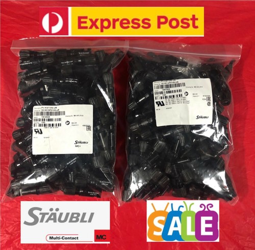 100 SOLAR CONNECTORS GENUINE MC4 PLUGSDC SOLAR PANEL CABLE AUTO 4X4 | eBay