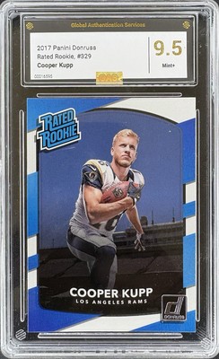 COOPER KUPP 2017 Panini Donruss Rated Rookie, #329 GAS 9.5 Mint+ | eBay