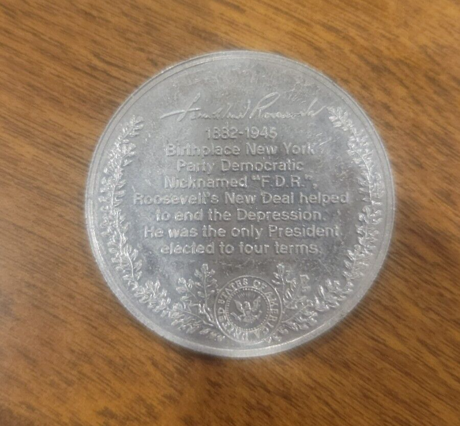 President Franklin D. Roosevelt Commemorative Coin, Token | eBay