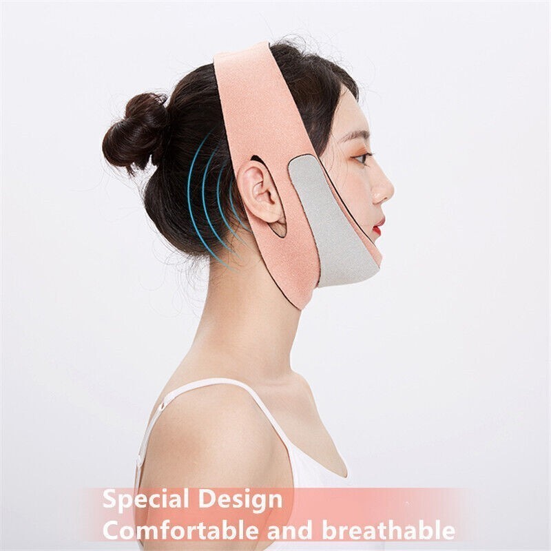 Face Lifting Slimming Belt Facial Cheek V Shape Lift Up Thin Mask Strap ...