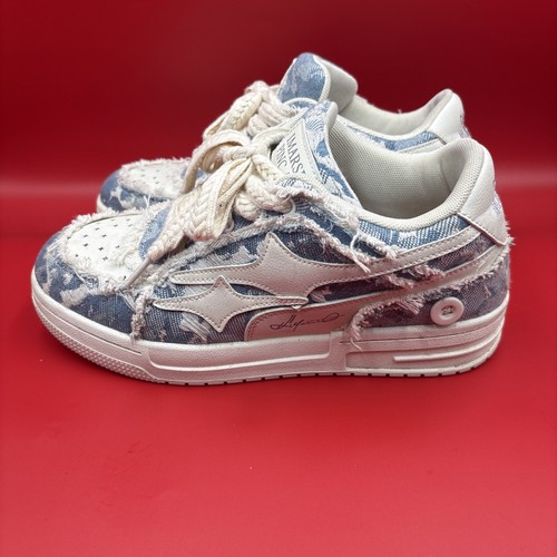 Killwinner Men's Noah’s Arc Denim Shattered Metro Distressed Sneakers Size 10.5 | eBay UK