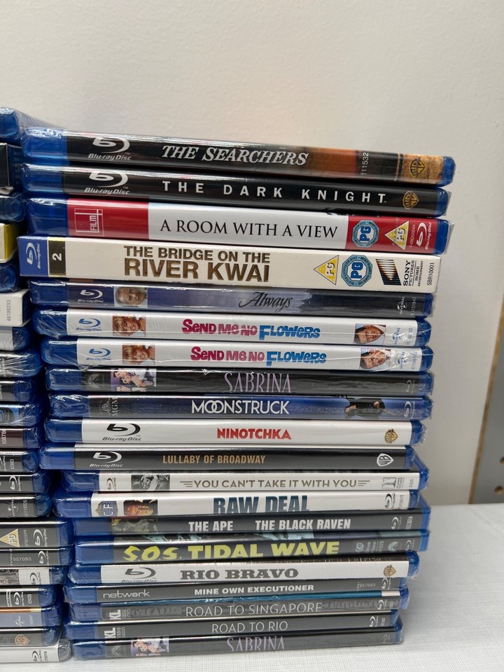 New-Sealed, Lot of 61 Blu-Ray Movies, *BU-A2* | eBay