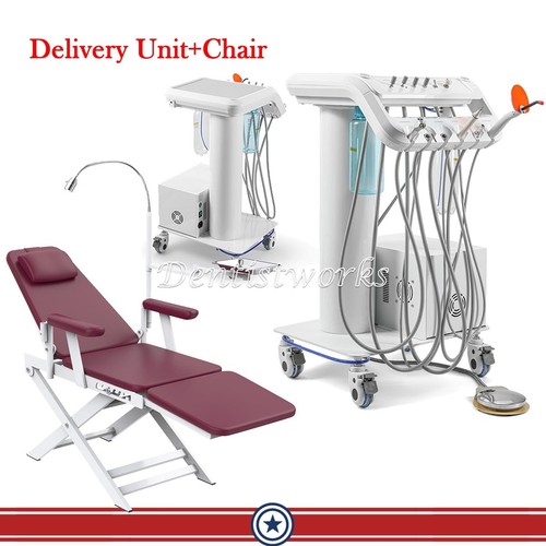 Portable Dental Delivery Unit System Mobile Suction Air Compressor ...