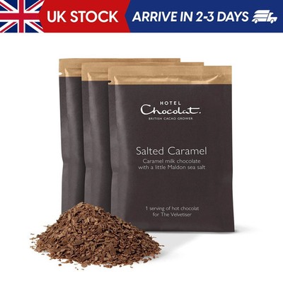 Hotel Chocolat Velvetiser Salted Caramel 20 Sachets Brand New (Loose ...