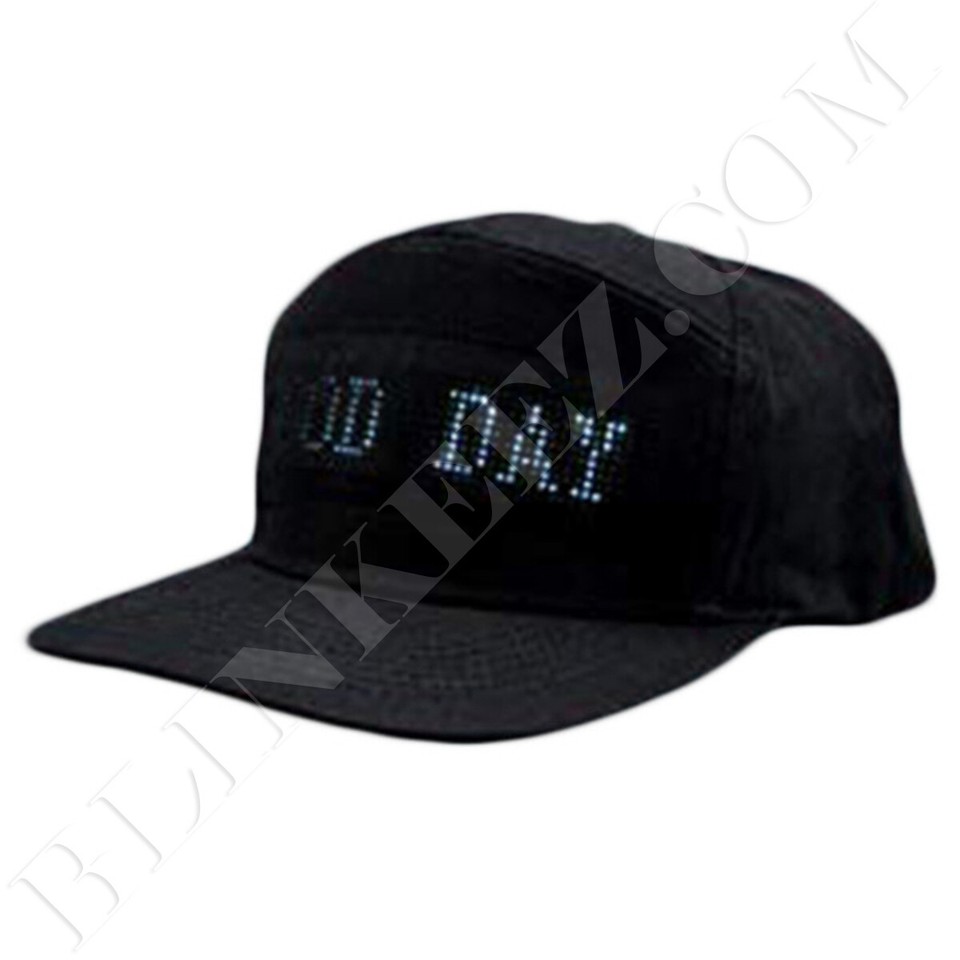 Programmable LED Message Hat Snapback Baseball LED Hat Hiphop Hat Men ...