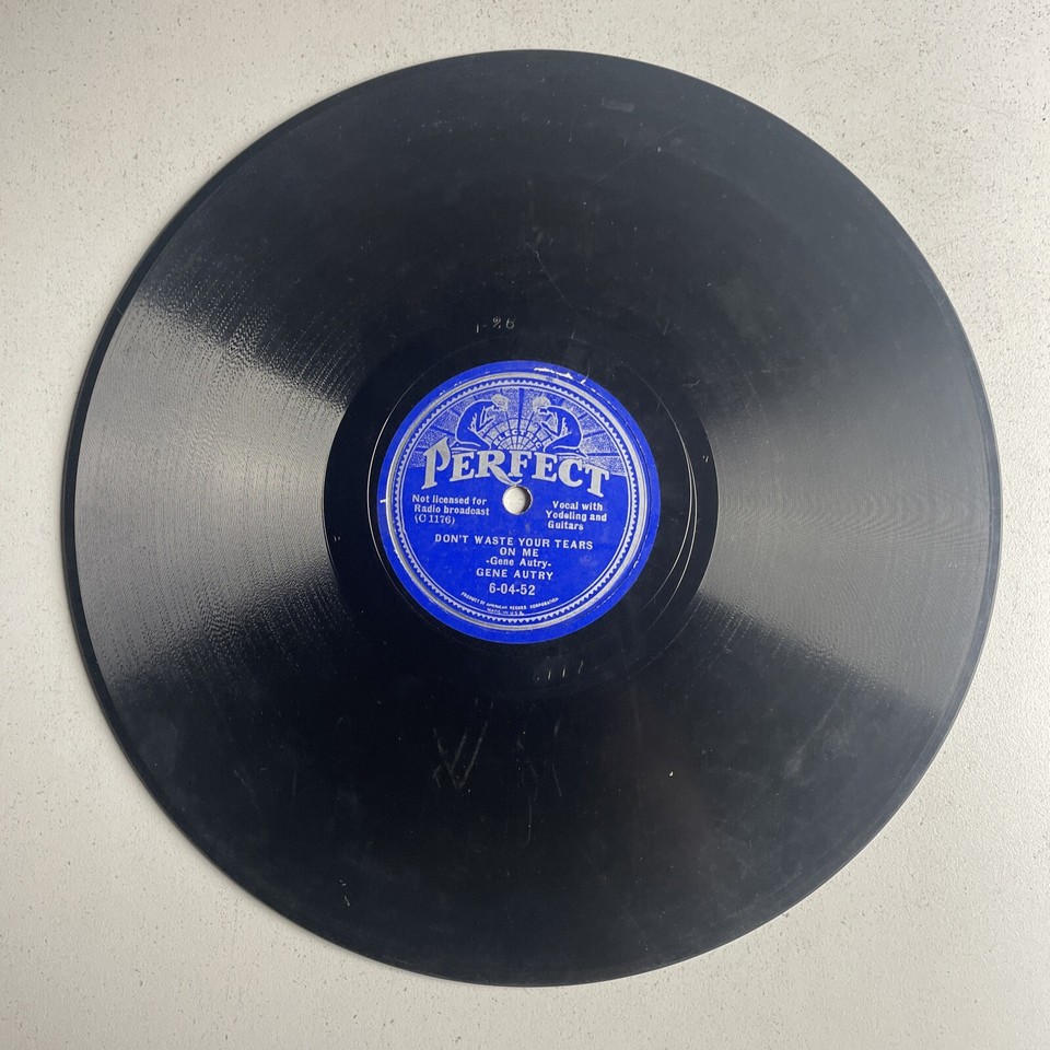 10" 78 RPM-Gene Autry-Nobody's Darling But Mine/Don't Waste Your Tears ...