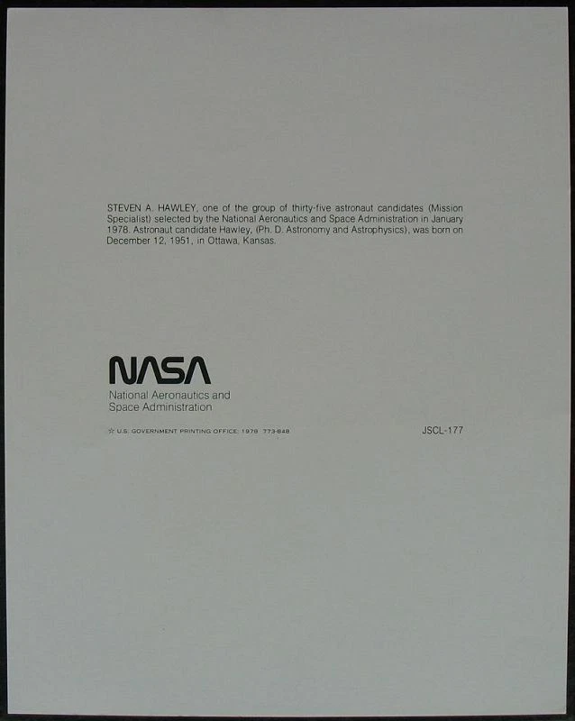 Steven Hawley Astronaut