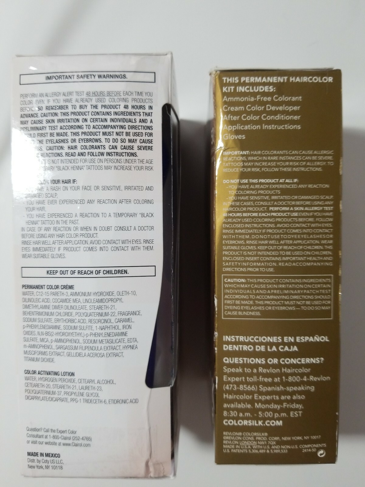 Lot Of 2 Light Ash Brown Hair Color Revlon Colorsilk Clairol Root Touch ...