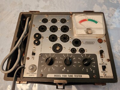 Mercury Model 1100 Vintage Portable Tube Tester For Parts | eBay