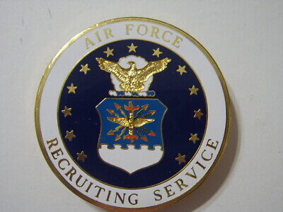 USAF BADGE - AIR FORCE RECRUITING SERVICE LARGE SIZE STYLE #1: OH18-1 ...