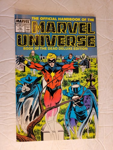 OFFICIAL HANDBOOK OF THE MARVEL UNIVERSE #16 COMBINE SHIPPING BX2410(GG ...
