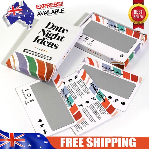 Date Night Dating Scratch Card Couples Scratch Card Game Date Night ...