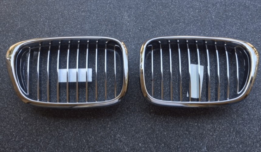 Front Hood Grill Right Passenger Side Replace BMW OEM # 51137064317 ...