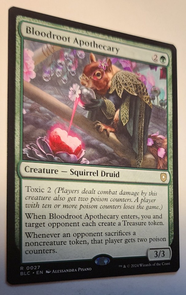 MTG - Bloodroot Apothecary - BLC 0027 - Bloomburrow Commander - Rare | eBay