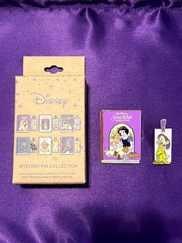 Snow White - Princess Book & Bookmark Series 2 Blind Box Pins | eBay