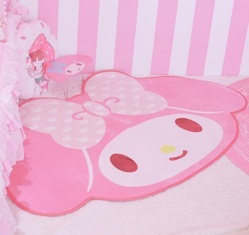 Cute My Melody Large Bedroom Doormat Living Room Floor Mat Rug Pad 40 ...