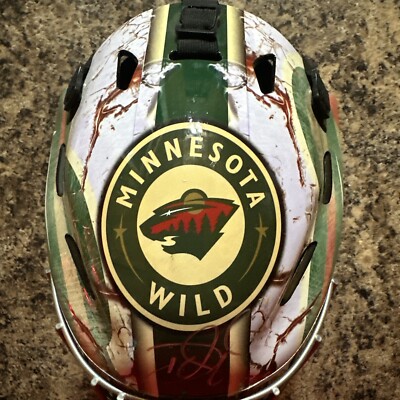 Devan Dubnyk Minnesota Wild Signed Full Size Goalie Mask Jsa Certified ...
