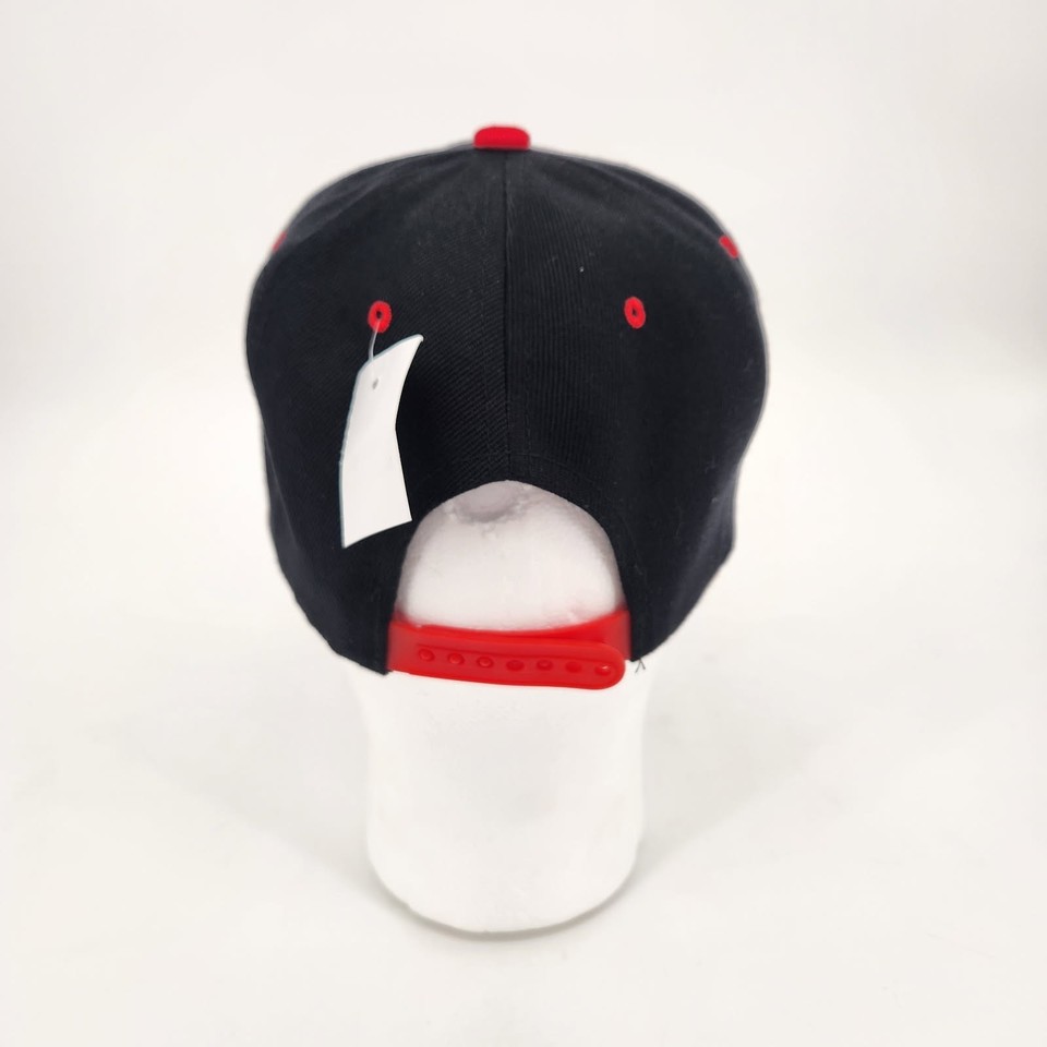 Fox Racing + Monster Energy Logo Black/Red Snapback Flat Bill Hat Cap ...