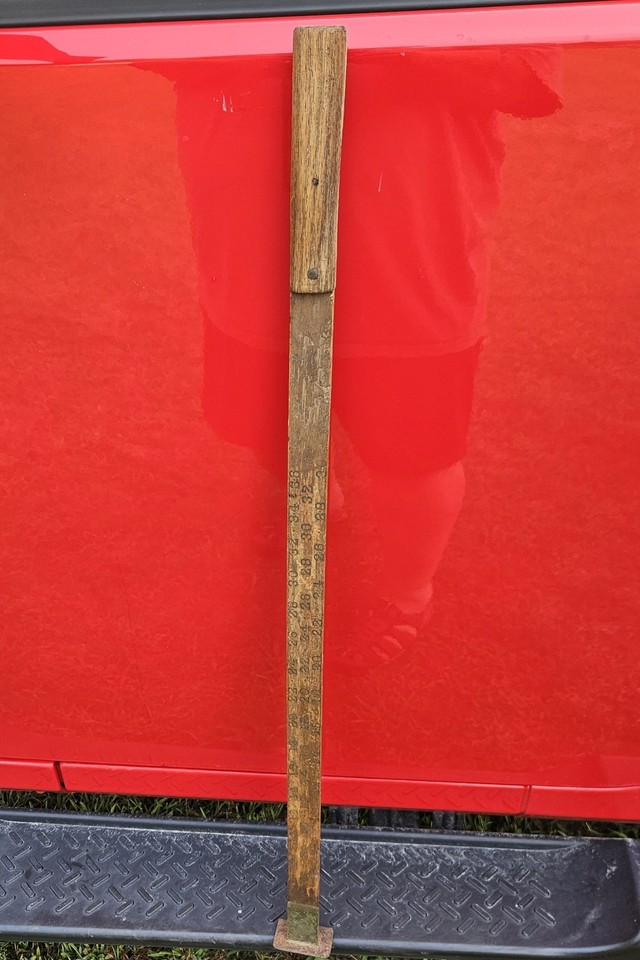 Unique Antique Wood Lumber Logging Rule Tool Board Feet 36" Yard ...