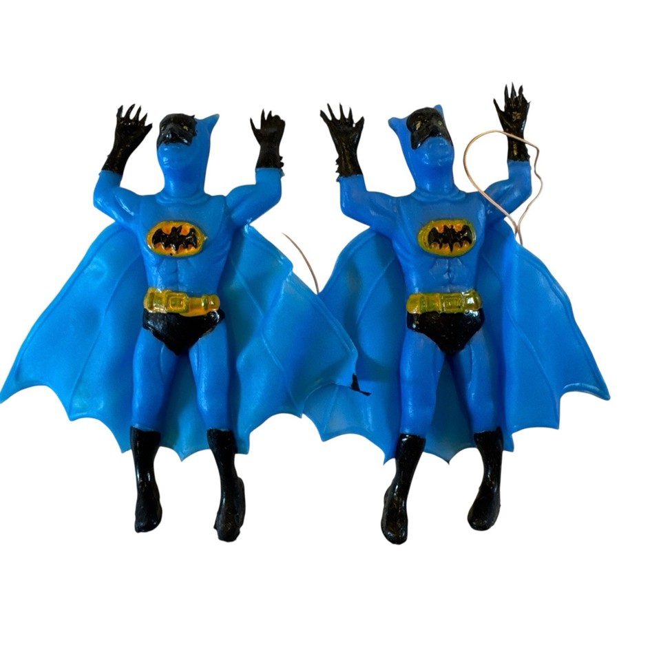 Batman Rubber Jiggler Knockoff Figure -Vintage - 80’s Heroes Of Action ...