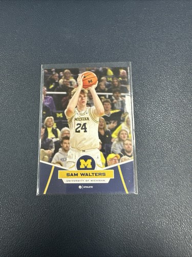 Sam Walters 2024-25 Onit Athlete Michigan Wolverines #B-9 Base | eBay