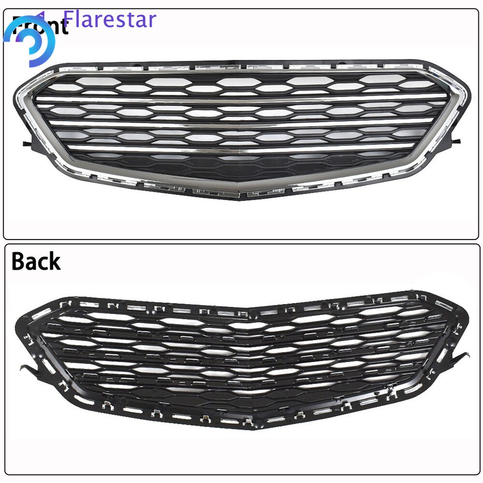 Front Bumper Grill Lower Grille For Chevrolet Equinox 2016 2017 Black ...