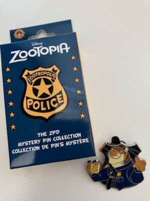 Disney Parks 2022 Zootopia The ZPD Mystery Pin Collection Officer ...