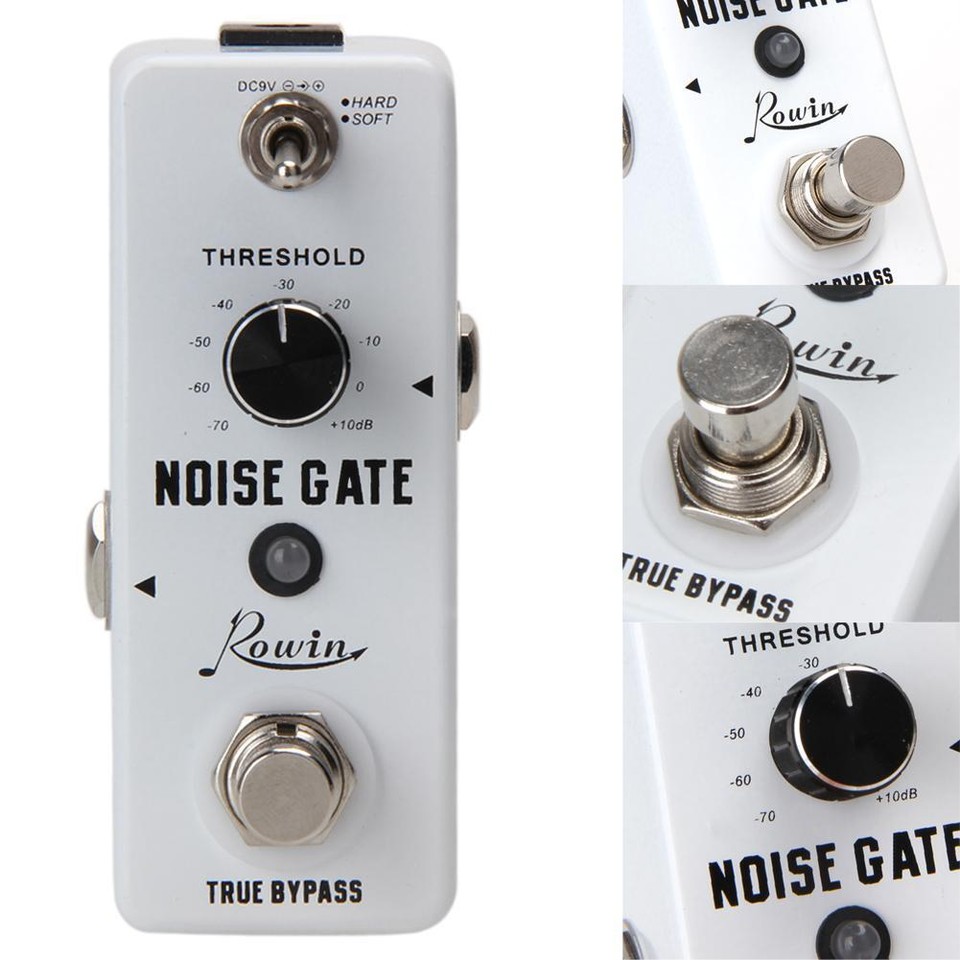 Noise Gate Pedal 2 Modes Noise Suppression Pedal for Electric Guitar ...