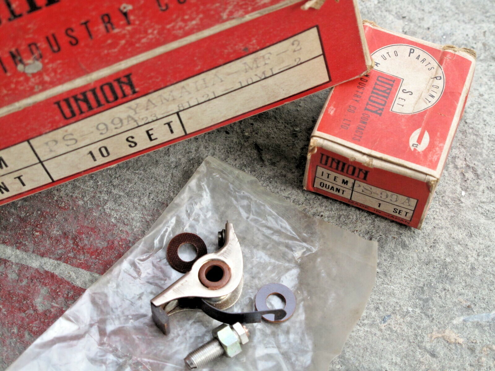 Yamaha MF2 MJ2 U5 U7 YG1D UNION Contact Points PS-99A NOS Japan for 123 ...