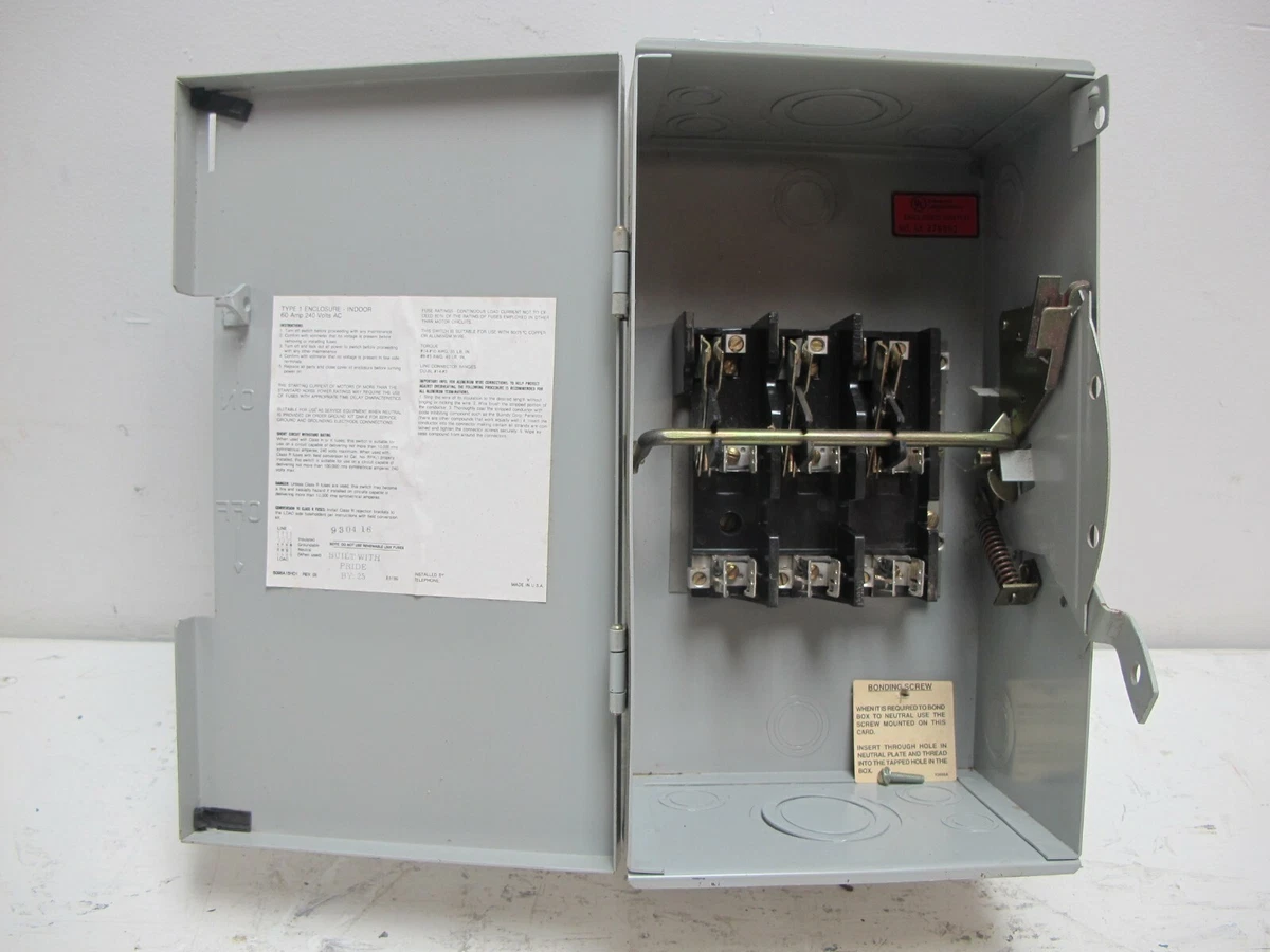 GE TH3364 Disconnect Safety Switch Enclosure 600VAC 200A, 57% OFF