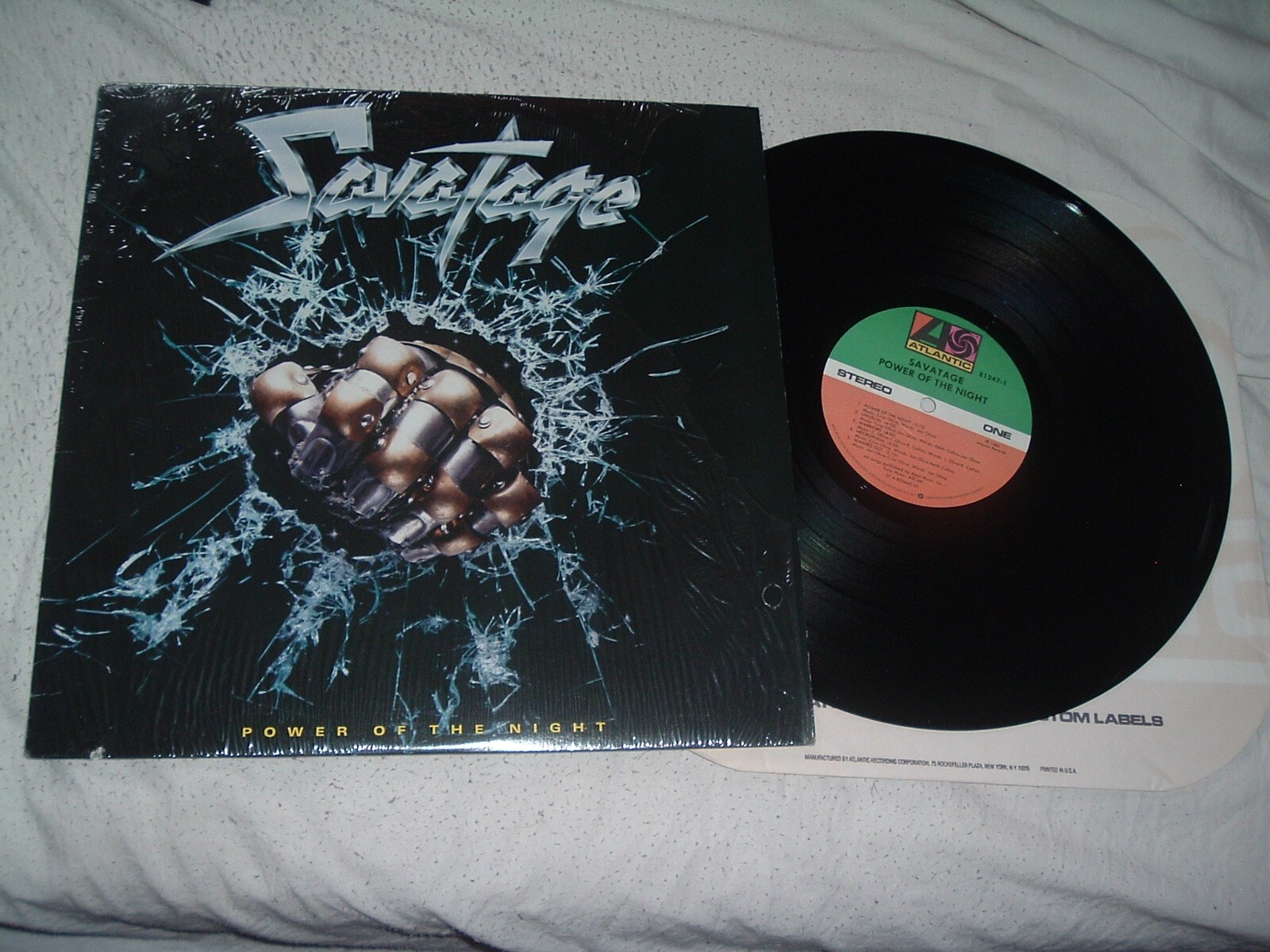 SAVATAGE Power Of The Night '85 SHRINK !!! MINT- ORIGINAL US MASTERDISK press | eBay