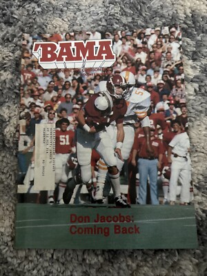 Bama Magazine Alabama Football 1980 | eBay