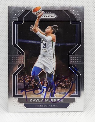 KAYLA MCBRIDE AUTOGRAPH SIGNED 2022 PANINI PRIZM WNBA CARD #38 ...