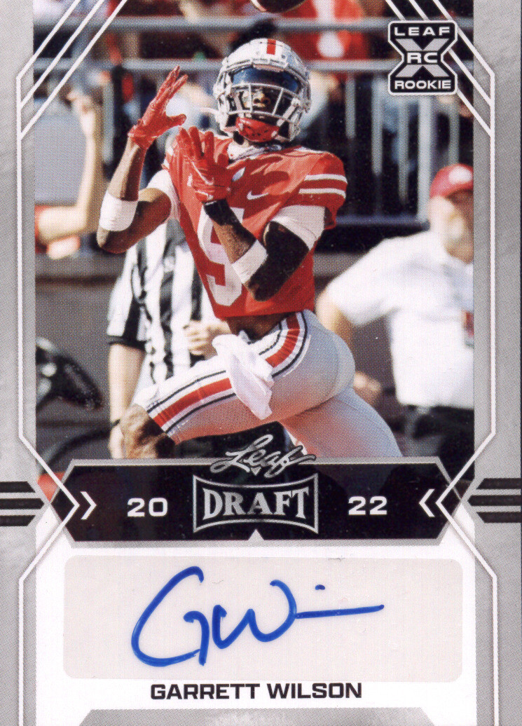 2022 Leaf Draft - Autographs #BA-GW1 Garrett Wilson (AU, RC) for sale ...