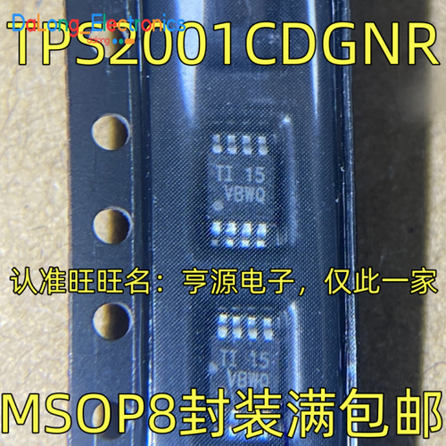 (25 Pcs)TPS2001CDGNR Power Switch Driver MSOP-8 Package Silkscreen VBWQ ...