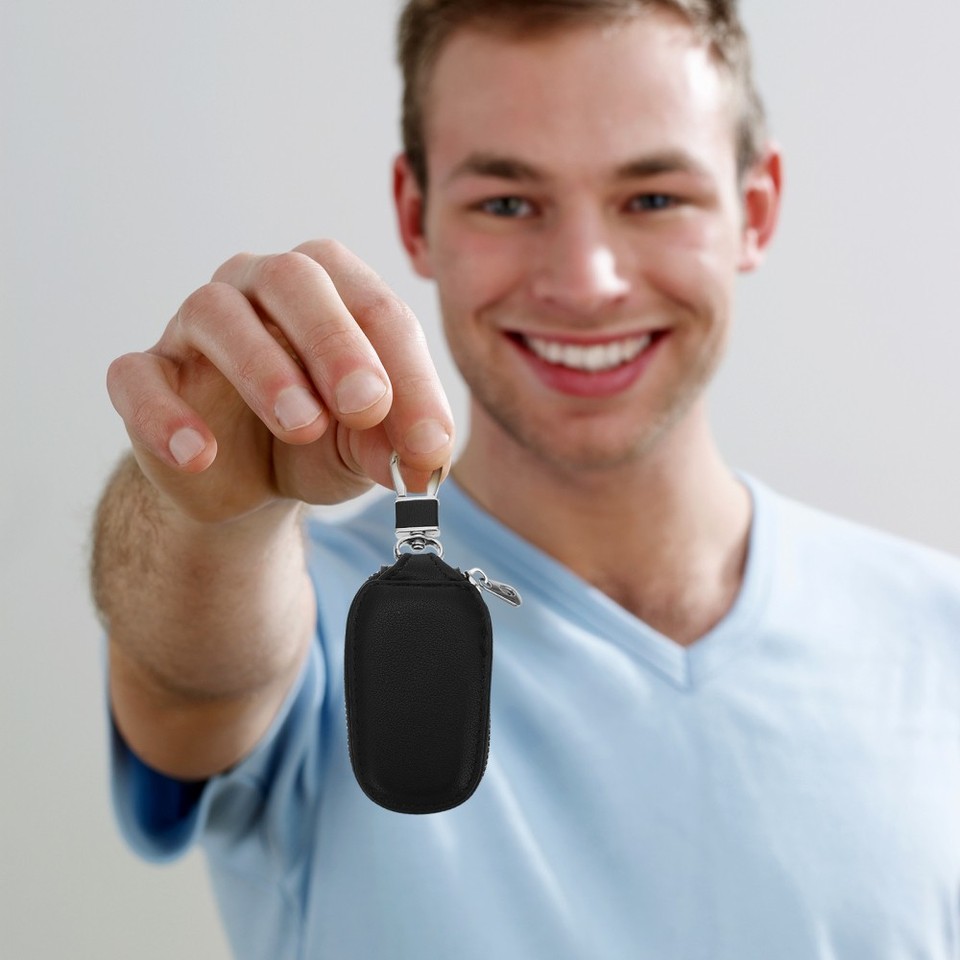 1Pc Mini Key Case Retro Change Pouch Faraday Bag Key Fob Key Fob Car ...