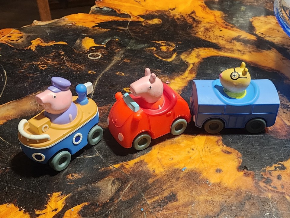 Peppa Pig & Friends Mini Buggies Vehicles Cars 3 Piece Set Toys | eBay