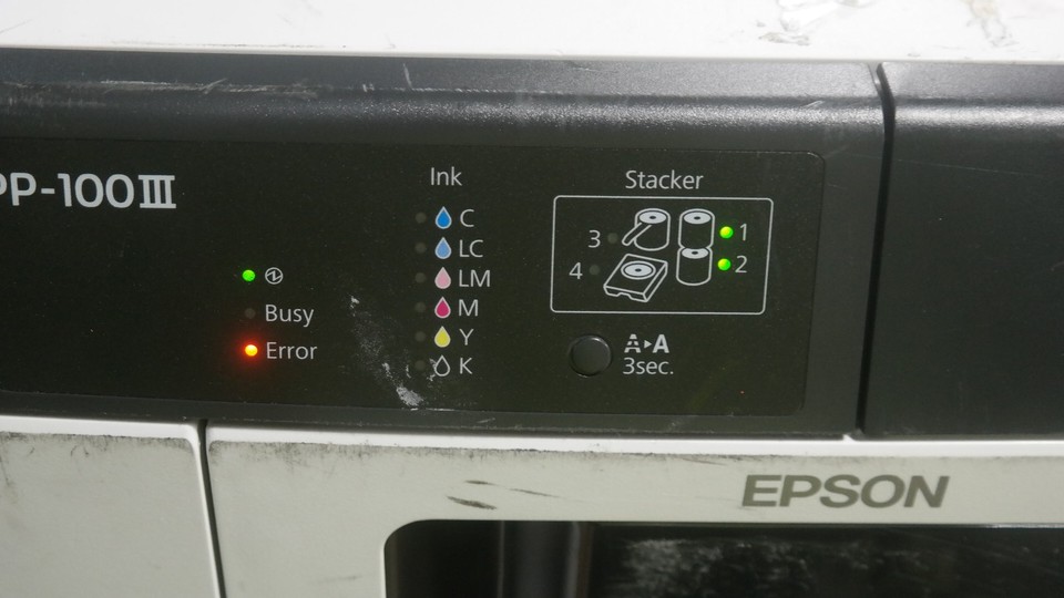 Epson PP-100III Discproducer Printer and CD/DVD Writer Model N181A | eBay