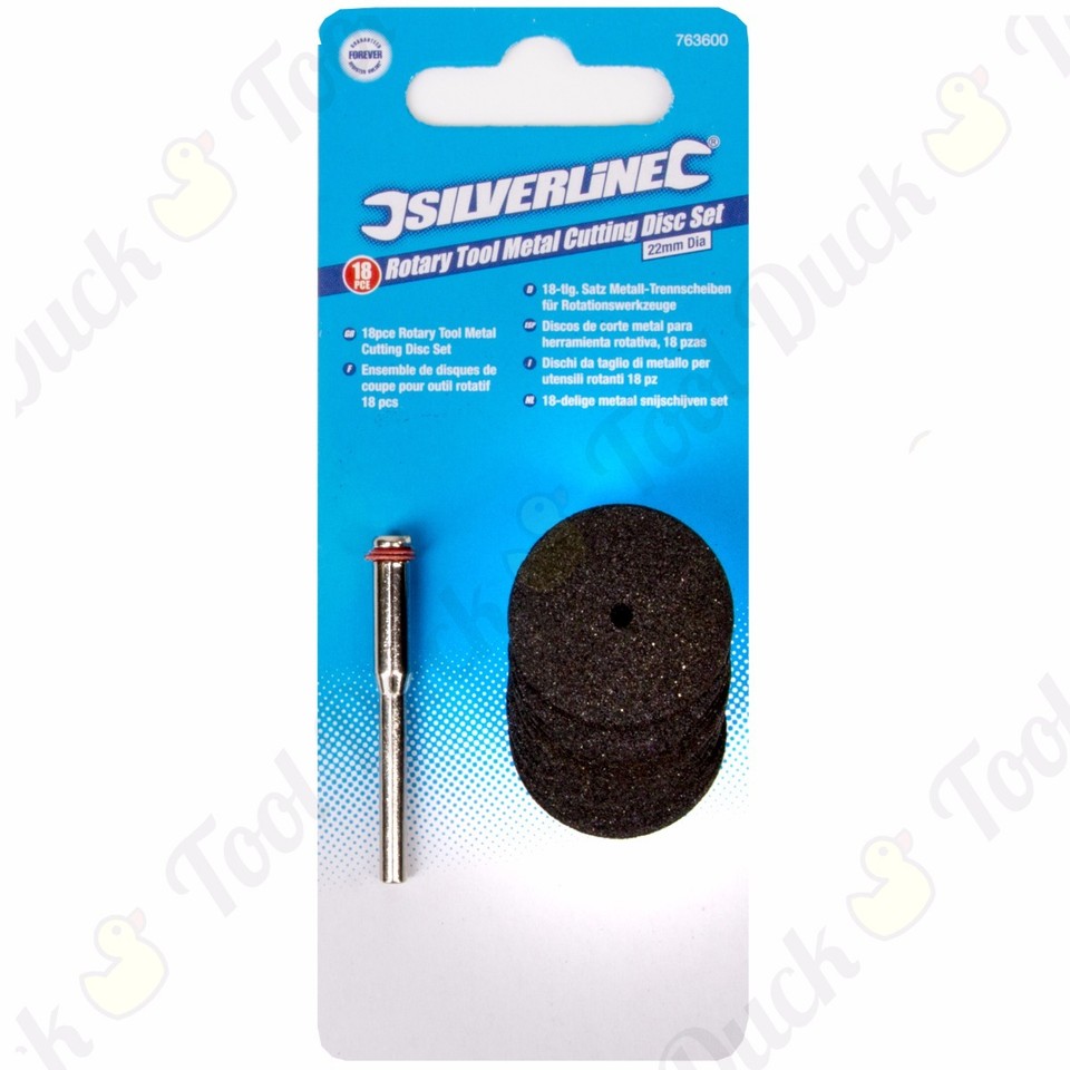 18Pc DREMEL METAL CUTTING 22mm DISCS + Dremel Set Craft Rotary Tool DIY ...