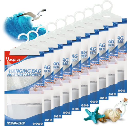 Moisture Absorbers, Hanging Closet Dehumidifier Bags, Humidity Packs ...