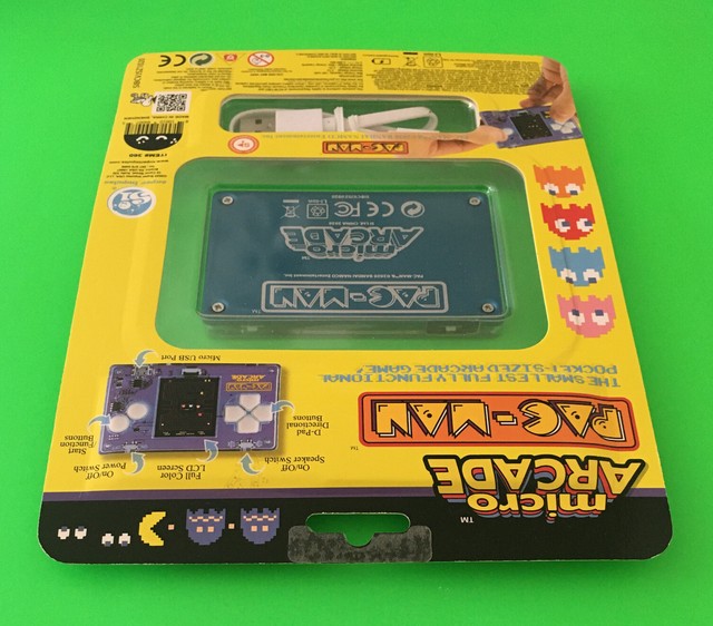 Micro Arcade Pacman Color LCD Handheld Pac-man Video Game for sale ...